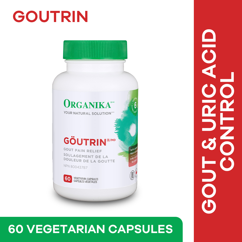 Goutrin Gout Supplement - Relief for Gout Pain, Lower Uric Acid ...