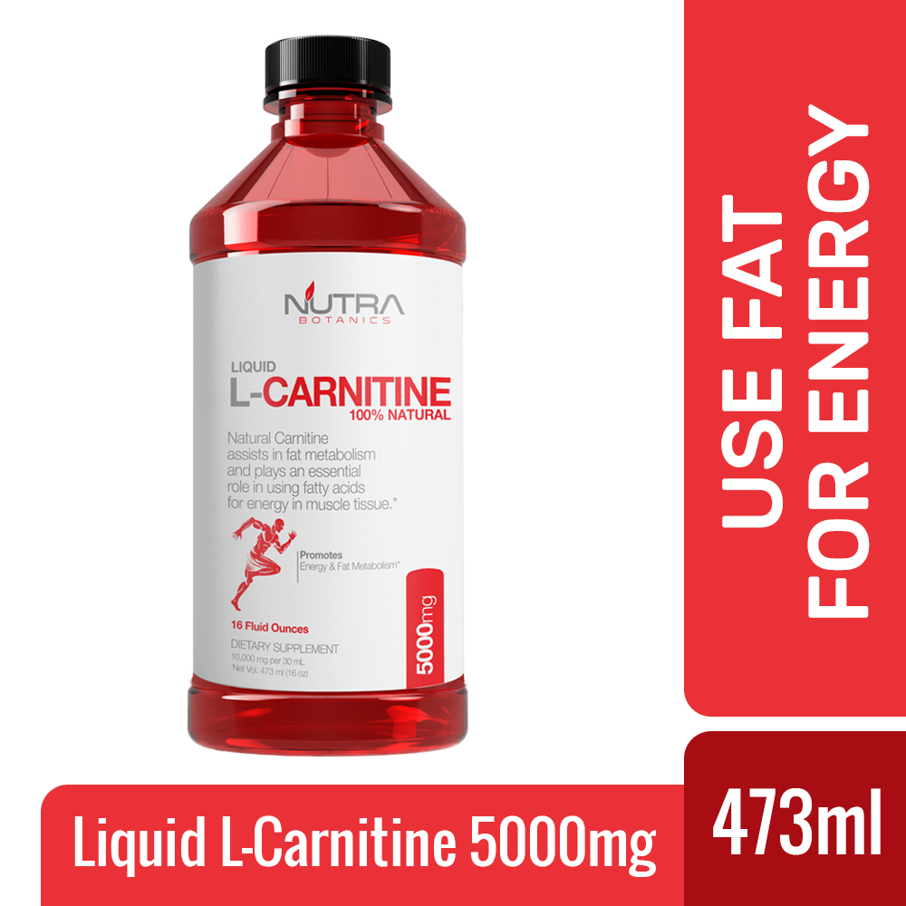 Liquid L-Carnitine 5000mg - Fat Burner, Convert Fat to Energy - VitaminMall